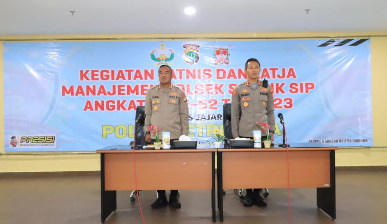 Polres Metro Bekasi Kota Gelar Kegiatan Penerimaan Siswa SIP Angkatan ...