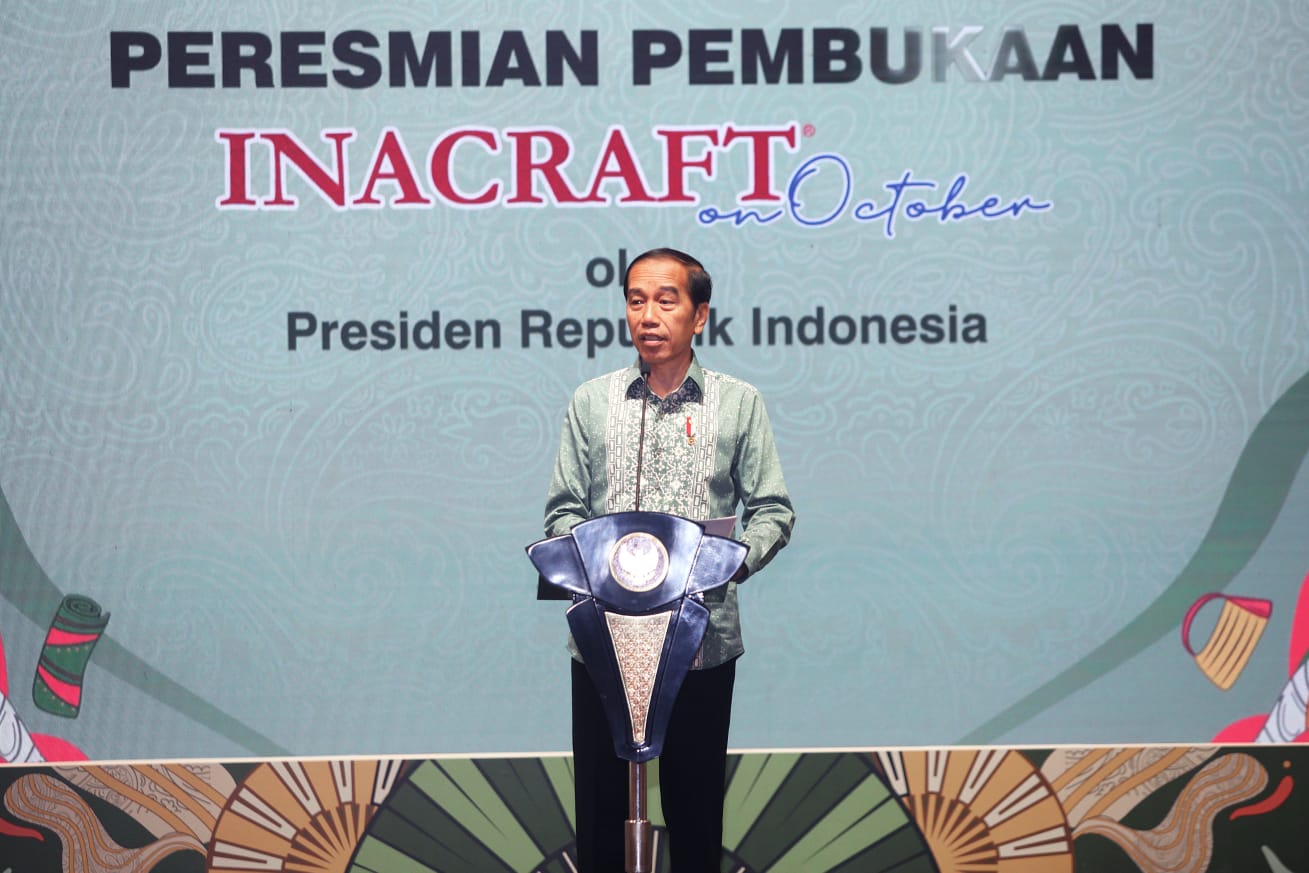 Buka Pameran INACRAFT 2023, Presiden Jokowi Apresiasi Penyelenggara ...
